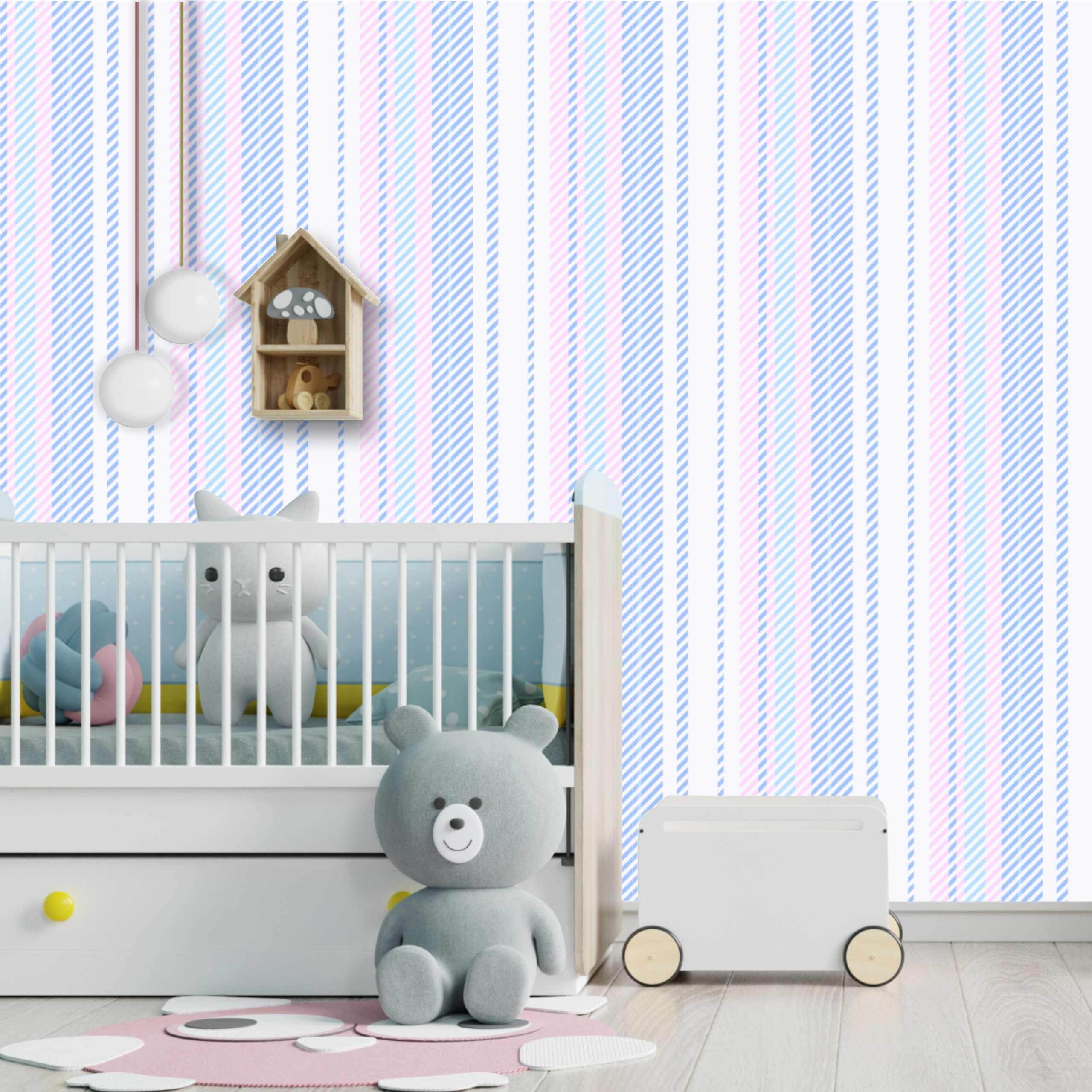 Papel de Parede Modern Kids Vip - Color Graphic